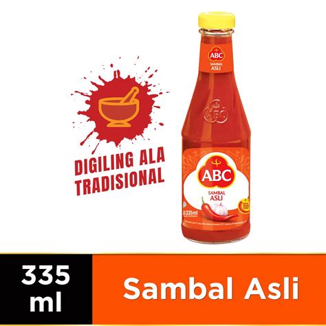 Jual Abc Saus Sambal Asli 335 Ml Indonesia Shopee Indonesia