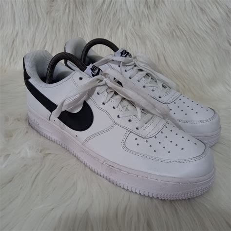Sepatu Nike Air Force 1 Low White Black Midsole Merk Nike Size 42 On