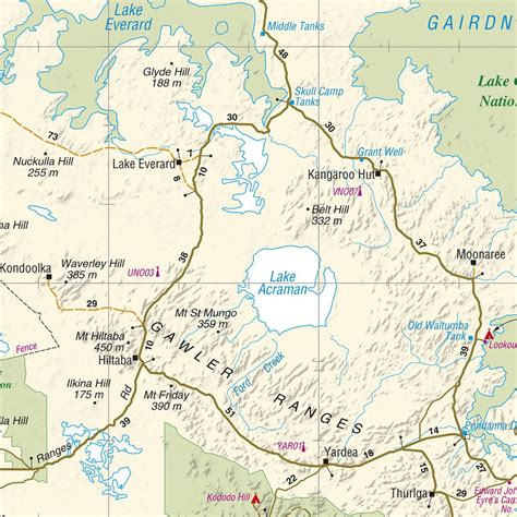 East Nullarbor Map By Meridian Maps Avenza Maps