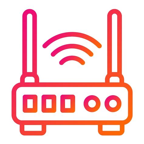Premium Vector Router Vector Icon Design Illustration