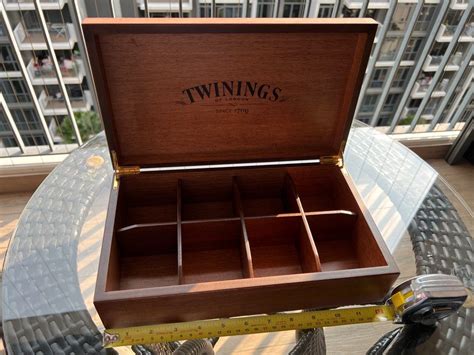 Twinings Wooden Tea Box Container Furniture And Home Living Kitchenware