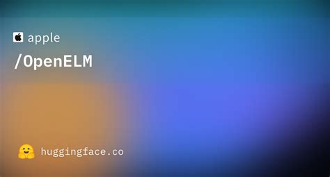 Appleopenelm · Hugging Face