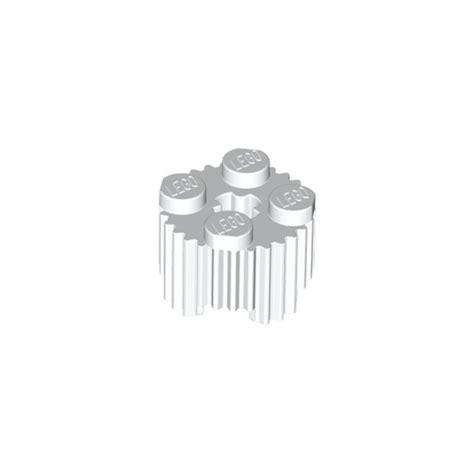 Lego 4603123 Brique Ronde Rainure Ø15 83 W Cross Blanc
