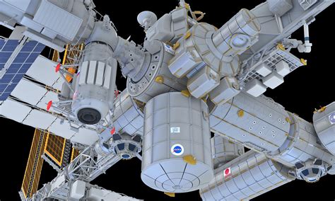 3d Model International Space Station