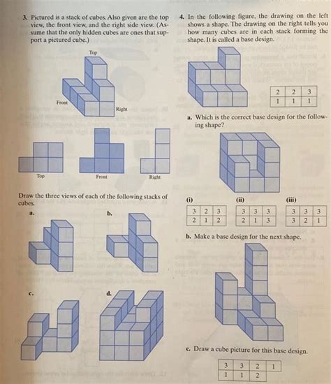 Solved Pictured Is A Stack Of Cubes Also Given Are The Chegg
