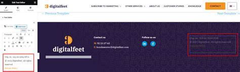 How To Edit Footer Information With Elementor Digitalfeet