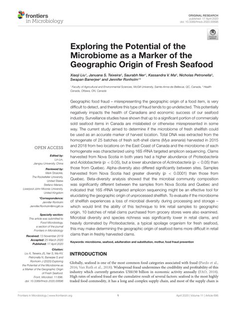 Pdf Exploring The Potential Of The Microbiome As A Marker Of The