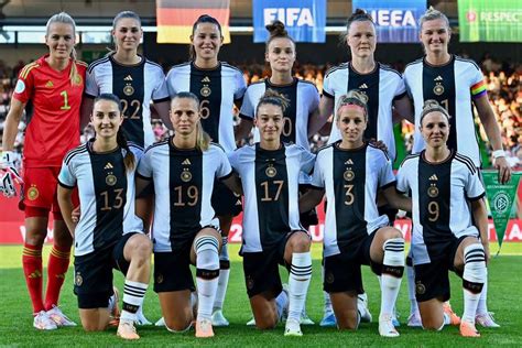Primeiro Jogo Em Casa Da Seleção Feminina Da Alemanha Depois Do Mundial
