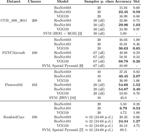 table 3 from large neural networks learning from scratch with very few