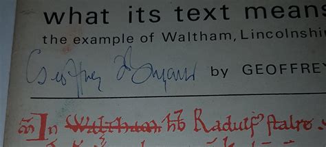 Domesday Book How To Read It And What Its Text Means The Example Of