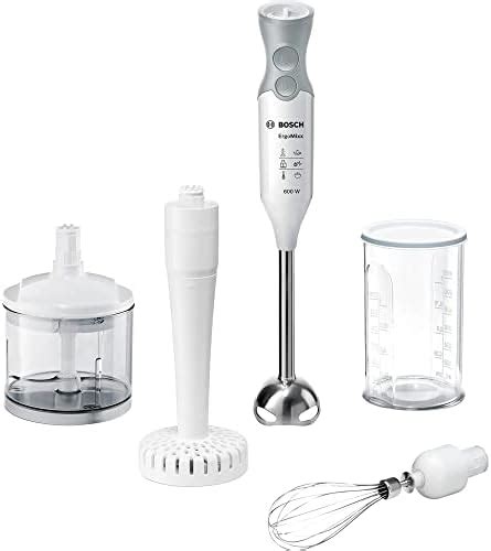 Bosch MSM66155 ErgoMixx dompelmixer 600 W, wit/grijs : Amazon.com.be ...
