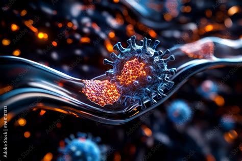 Shingles Healing Transformation Visualized In An Abstract Artistic