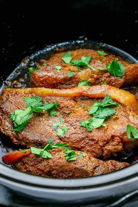 Crock Pot Pork Steaks Pork Steak Recipe Crock Pot Slow Cooker Pork