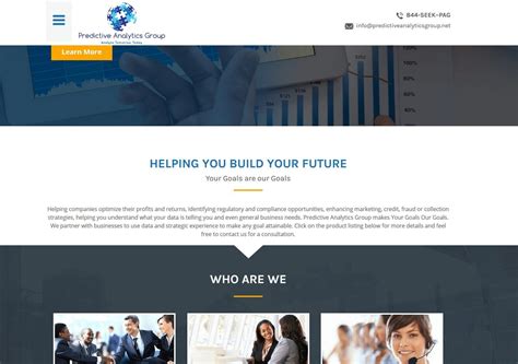 Predictive Analytics Group Nuts And Bolts Web Design