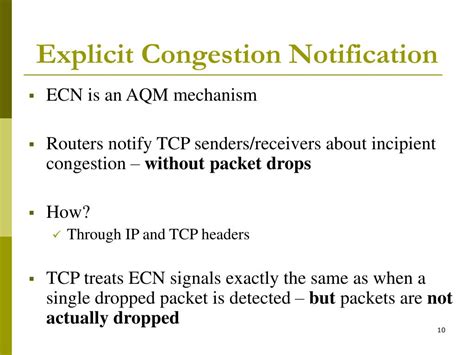 ppt explicit congestion notification ecn rfc 3168 powerpoint