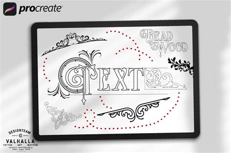 Procreate Logo Construction Kit Etsy