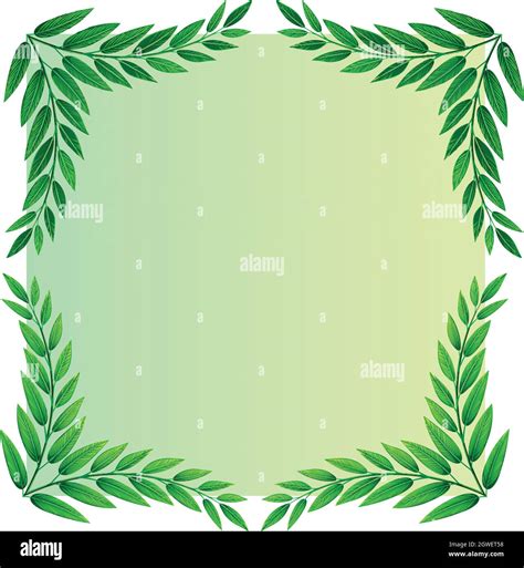 A Leafy Template Stock Vector Image And Art Alamy
