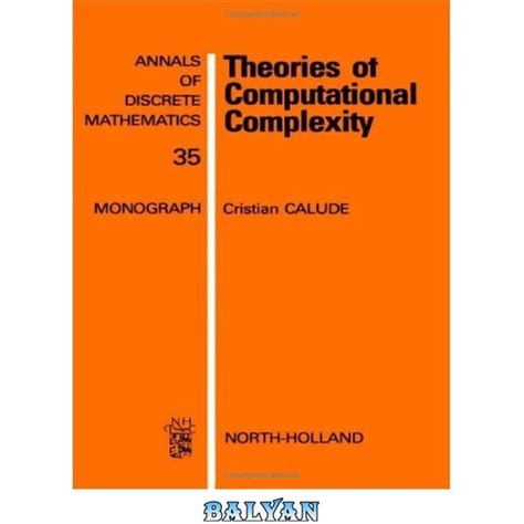 خرید و قیمت دانلود کتاب theories of computational complexity ترب
