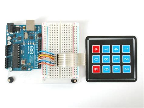 membrane 3x4 matrix keypad arduino raspberry pi avr pic auscom