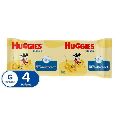 Comprar Pañales Huggies Classic Etapa 3g Más Sequito Y Protegido Mini