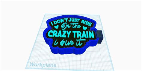Stl File Crazy Train・model To Download And 3d Print・cults