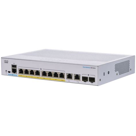 Суич Cisco Cbs350 8p E 2g 8 Gigabit Poe порта Emag Bg