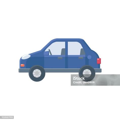 藍色汽車圖示向量圖形及更多交通圖片 交通 交通方式 剪裁圖 Istock