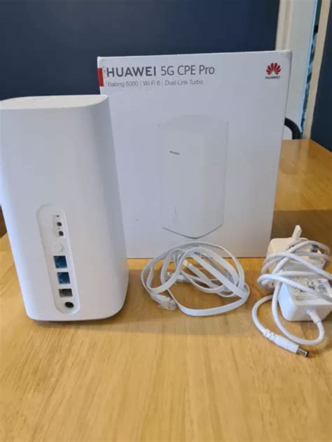 Huawei 5g Cpe Pro Wi Fi Dual Link Turbo Router White Locked To 3