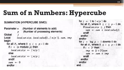 Elementary Parallel Algorithms Ppt
