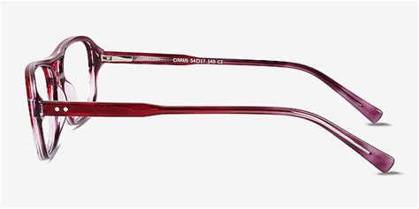 Cirrus Aviator Gradient Red Full Rim Eyeglasses Eyebuydirect Canada