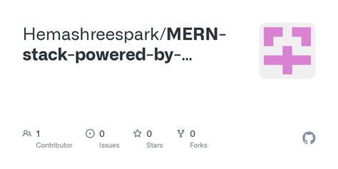 Github Hemashreesparkmern Stack Powered By Mongo Db