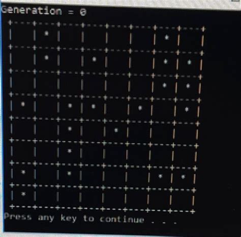 Can Someome Make A C Code Of John Conways Game Of Chegg