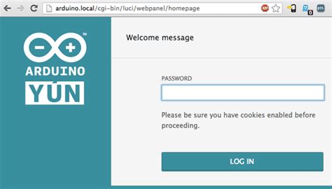 Getting Started with the Arduino Yún Arduino Documentation Arduino Documentation