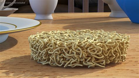 Instant Noodles 3d Model 19 3ds Blend C4d Fbx Max Ma Lxo Obj