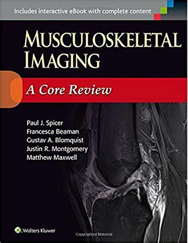 Musculoskeletal Imaging A Core Review First Edition EMEDICAL BOOKS