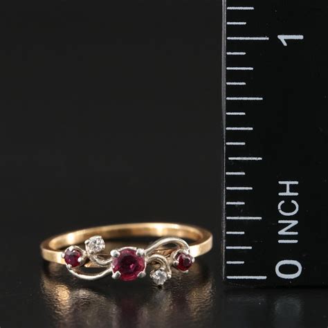 18k Ruby And Diamond Ring Ebth