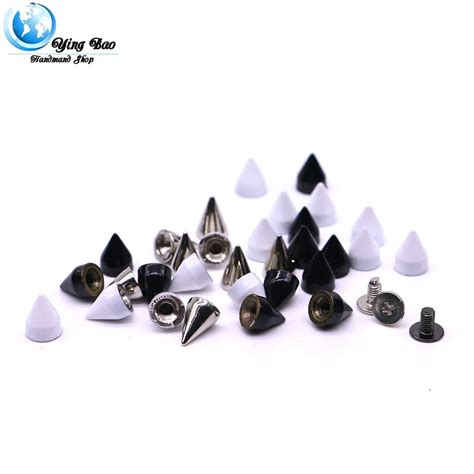 Новые серебристые высококачественные конические заклепки, большие ...