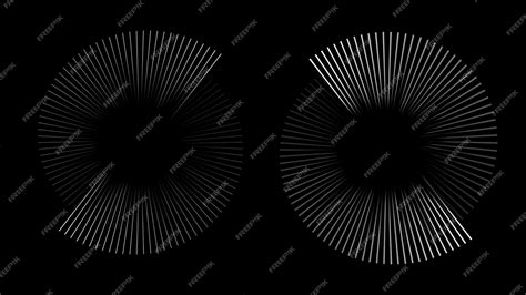 Premium Vector Circular Spiral Sound Wave Rhythm From Lines