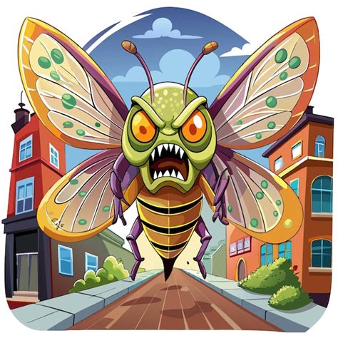 Premium Vector Cockroach Bug Cheating Screams Bank Vector