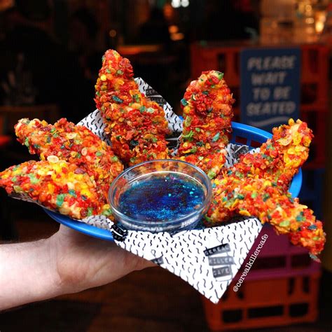 Fruity Pebbles Chicken with "galaxy sauce" (from @CerealKillerUK on twitter) : r/shittyfoodporn