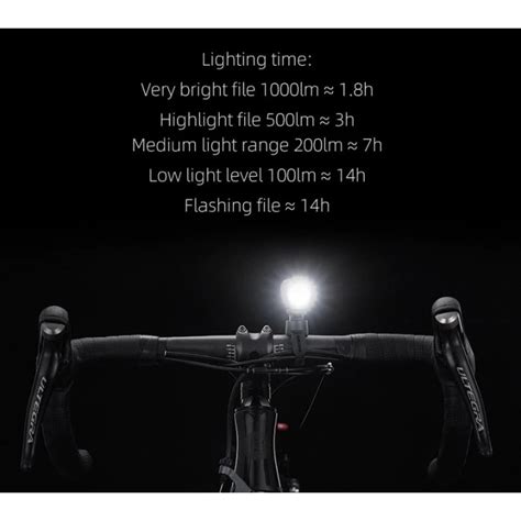 Jual Lampu Depan Sepeda ROCKBROS V9M 1000 Lumens Shopee Indonesia