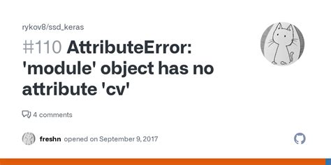 Attributeerror Module Object Has No Attribute Cv · Issue 110 · Rykov8 Ssd Keras · Github