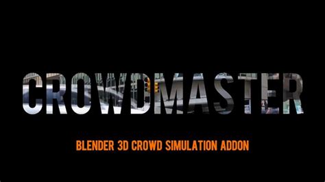 Crowdmaster Offers Crowd Simulation Tools For Blender Cgpress