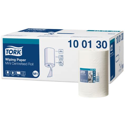 Tork M1 Wiping Paper Mini Centrefeed Roll 100130 M1 215mm X 120m White Carton 11 Shop Online