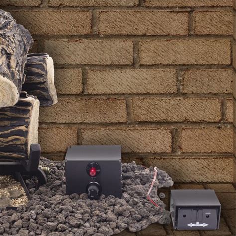 Allen Roth Vented Gas Log Conversion Kit In The Gas Fireplace Log