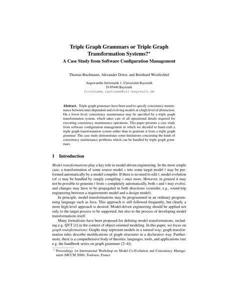 pdf triple graph grammars or triple graph transformation systems