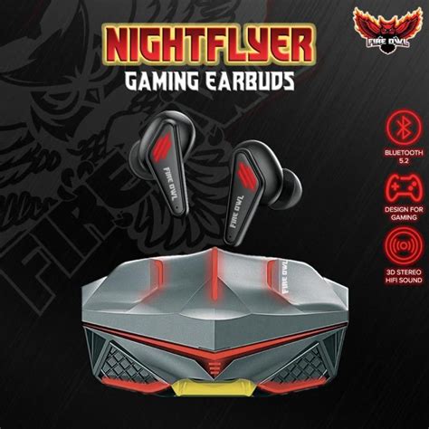 Fireowl Nightflyer F27 Gaming Wireless Earbuds Lazada