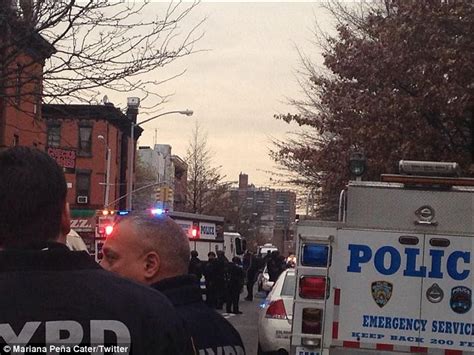 Two New York Police Officers Shot In Brooklyn Daily Mail Online