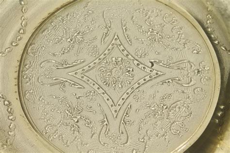 Madrid Recollection Pattern Glass Amber Yellow Depression Glass