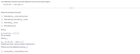 Solved Use Mathematical Induction To Prove The Statement Is Chegg